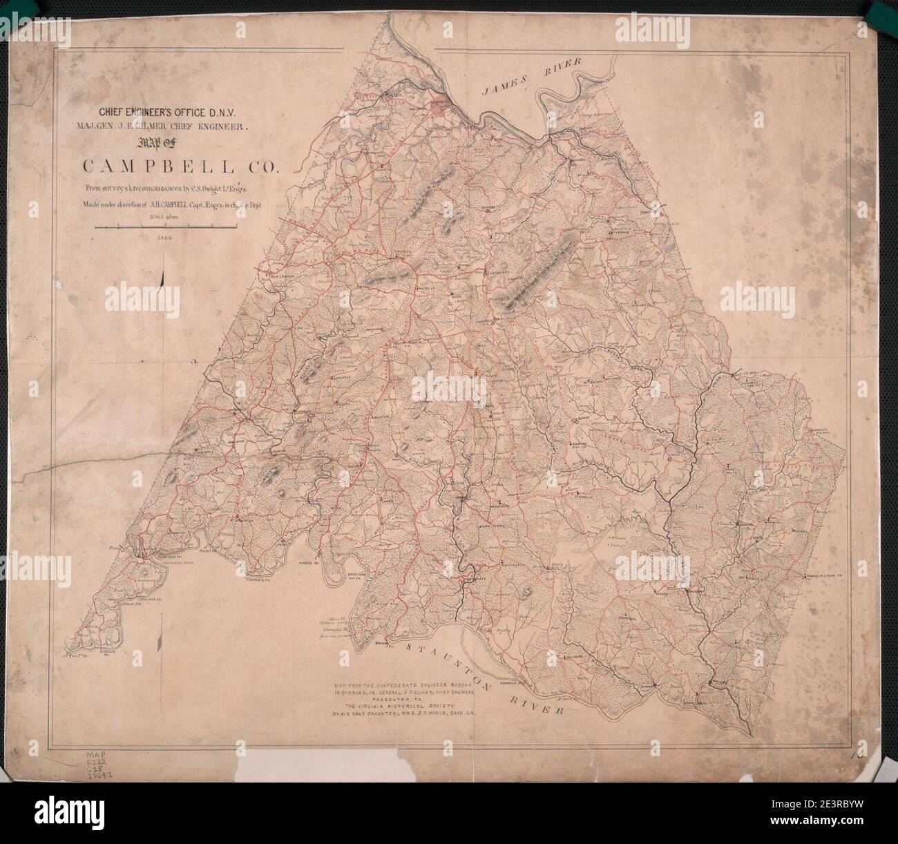 Map of campbell hi-res stock photography and images - Alamy