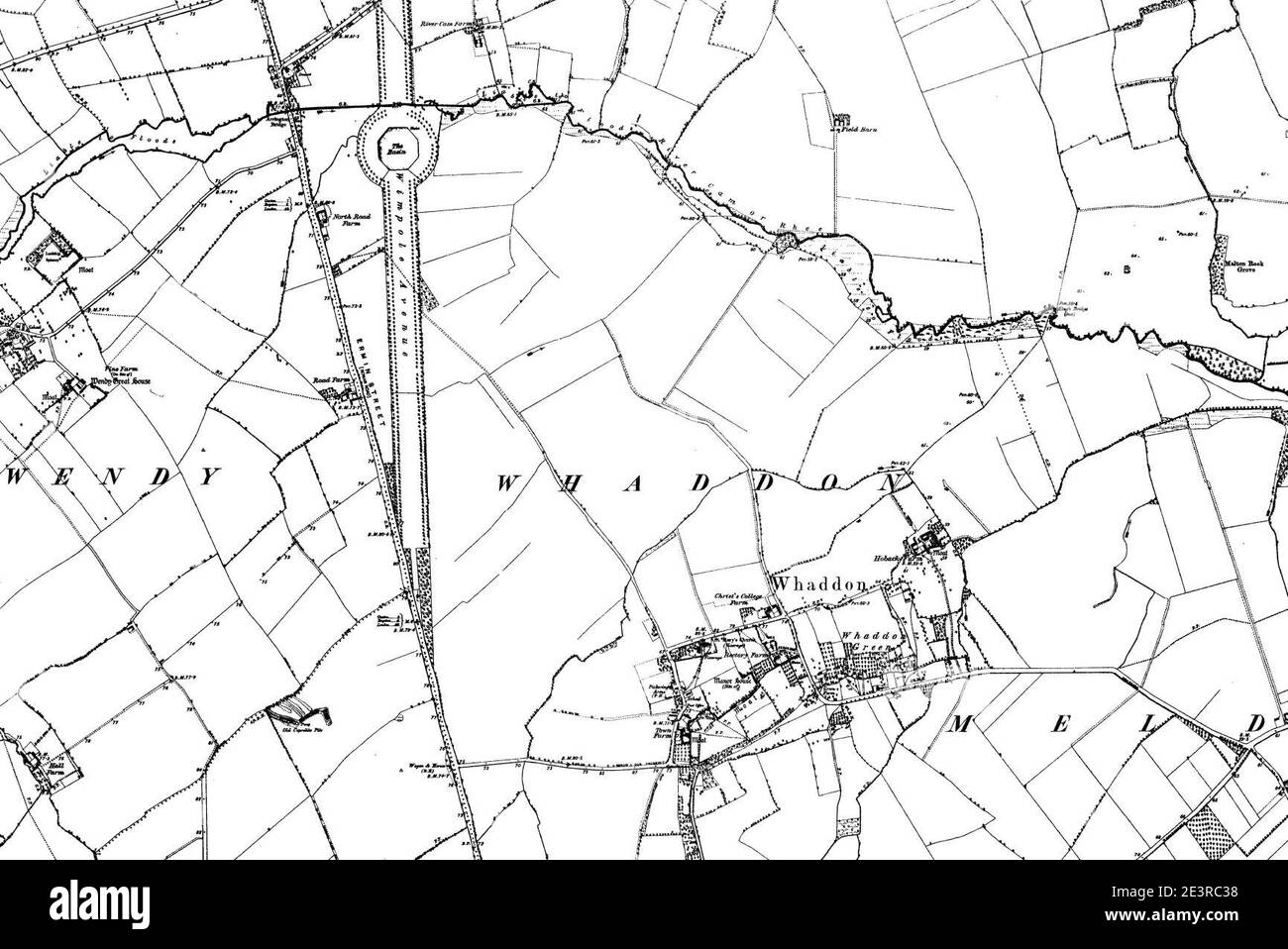 Map of Cambridgeshire OS Map name 053-SW, Ordnance Survey, 1884-1892 ...