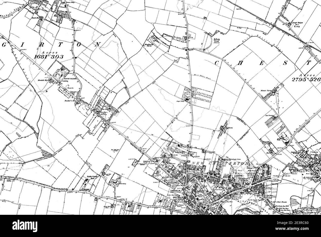 Map of Cambridgeshire OS Map name 040-SW, Ordnance Survey, 1884-1892 ...