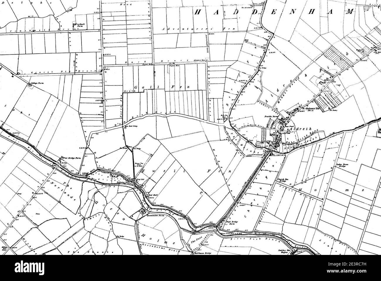 Map of Cambridgeshire OS Map name 029-SW, Ordnance Survey, 1884-1892 ...