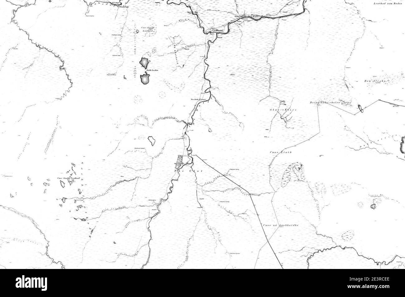 Map of Caithness-shire Sheet 031, Ordnance Survey, 1876-1878 Stock ...