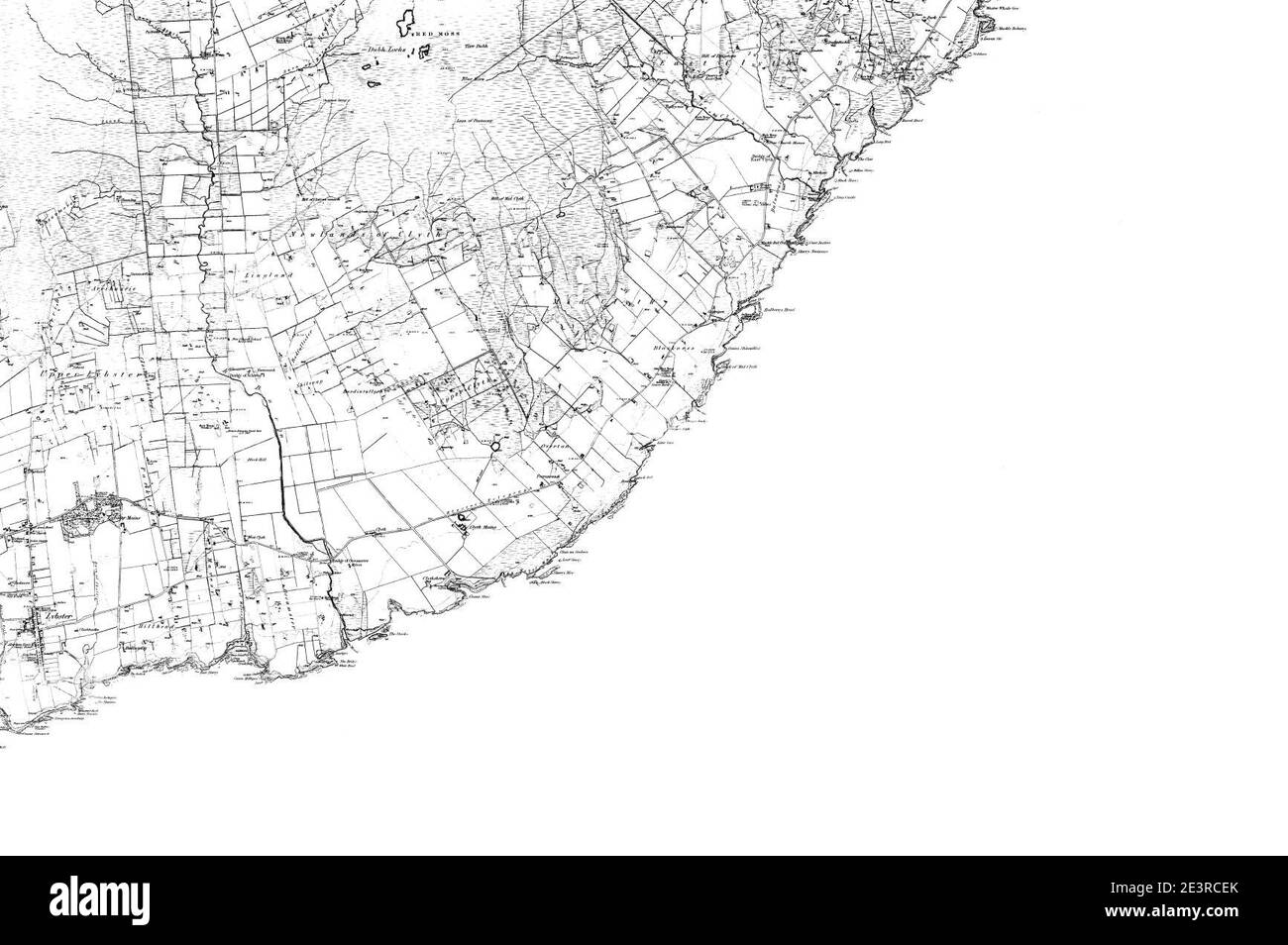 Map of Caithness-shire Sheet 034, Ordnance Survey, 1876-1878 Stock ...
