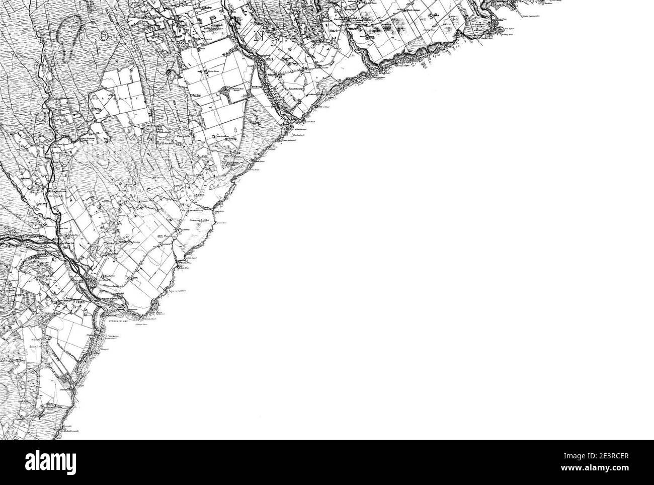 Map of Caithness-shire Sheet 039, Ordnance Survey, 1876-1878 Stock ...