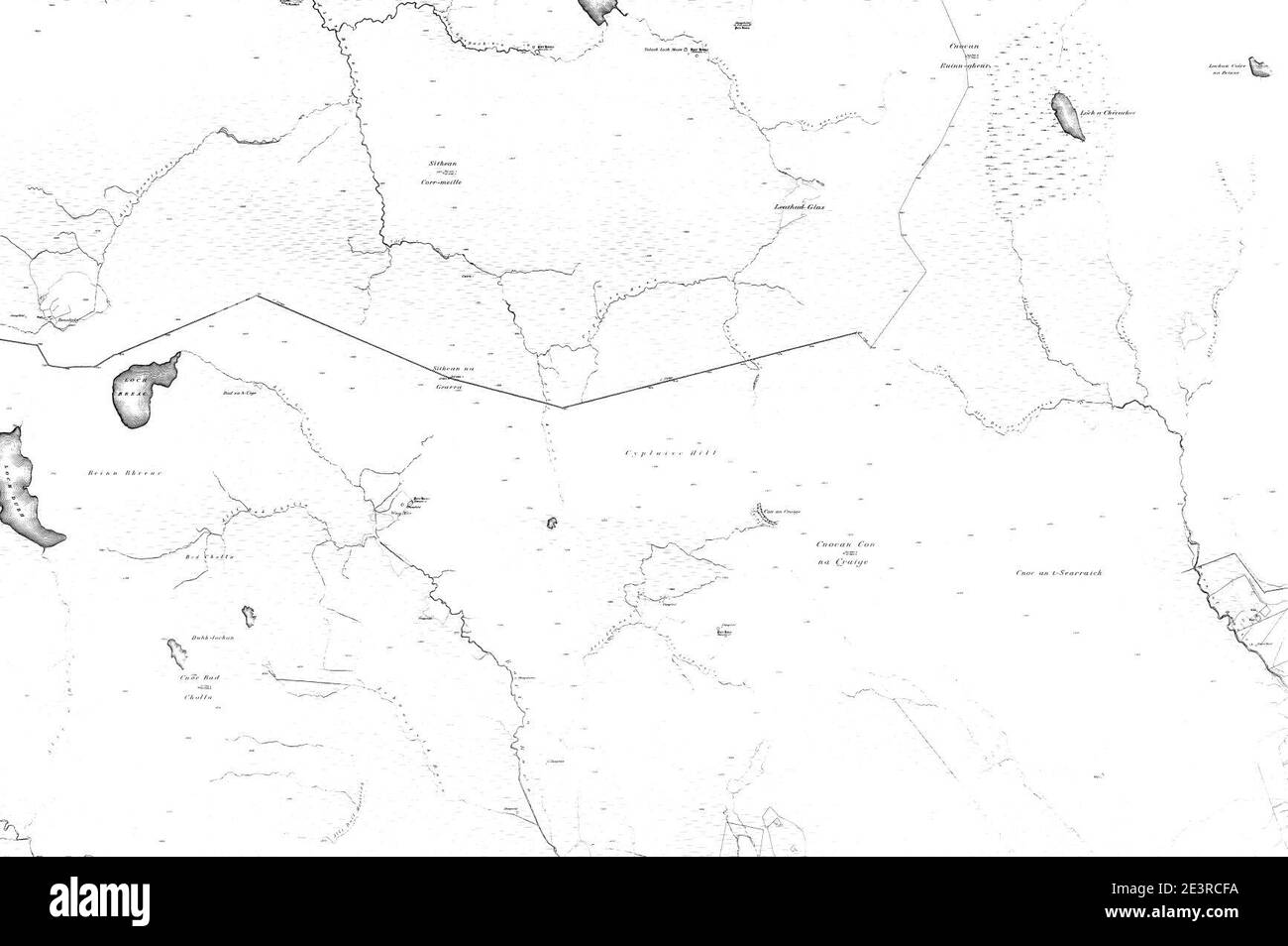 Map of Caithness-shire Sheet 032, Ordnance Survey, 1876-1878 Stock ...