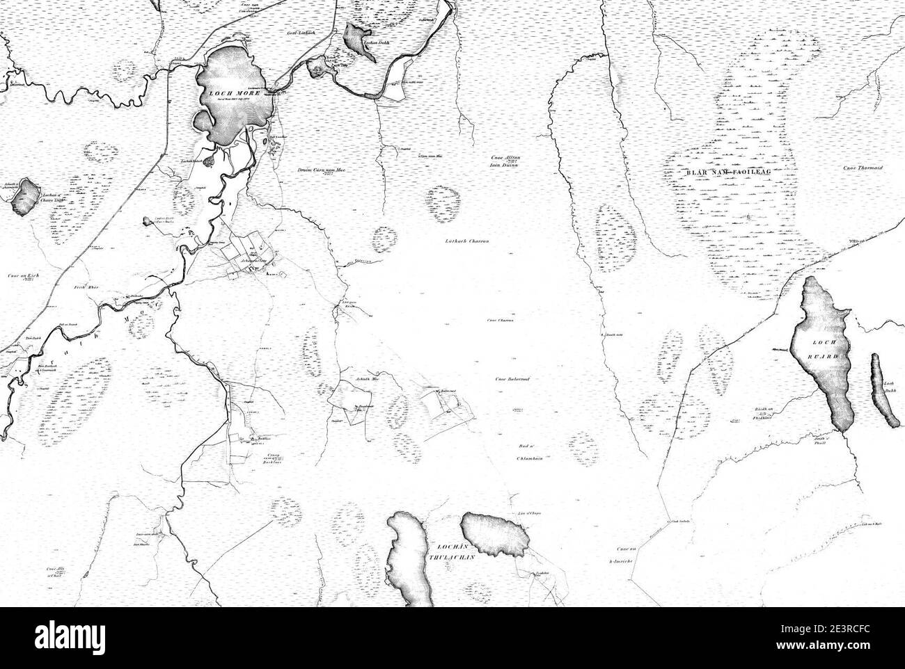 Map of Caithness-shire Sheet 027, Ordnance Survey, 1876-1878 Stock ...