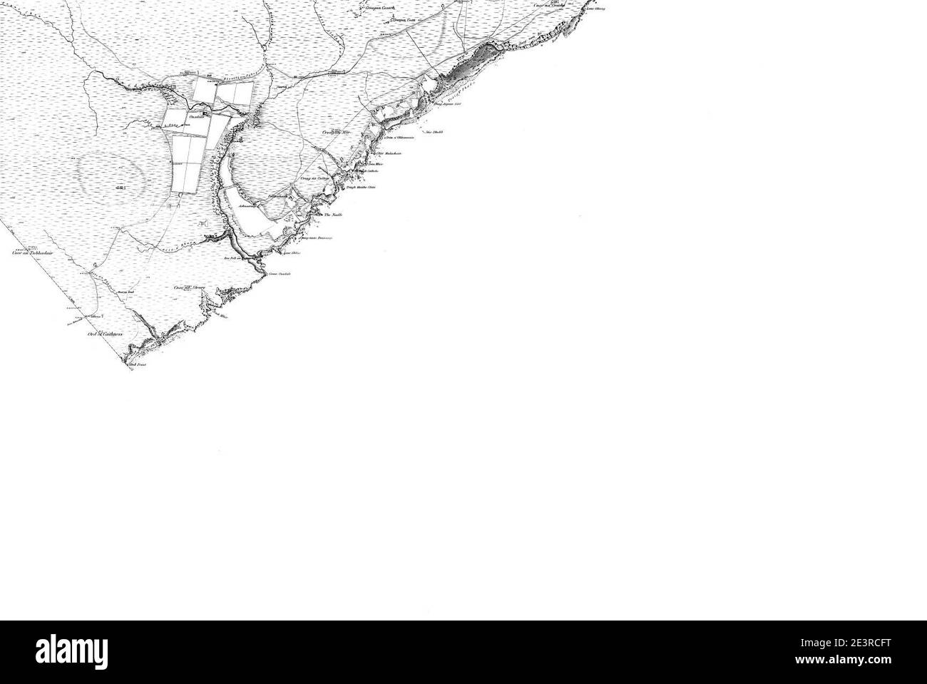 Map of Caithness-shire Sheet 044, Ordnance Survey, 1876-1878 Stock ...