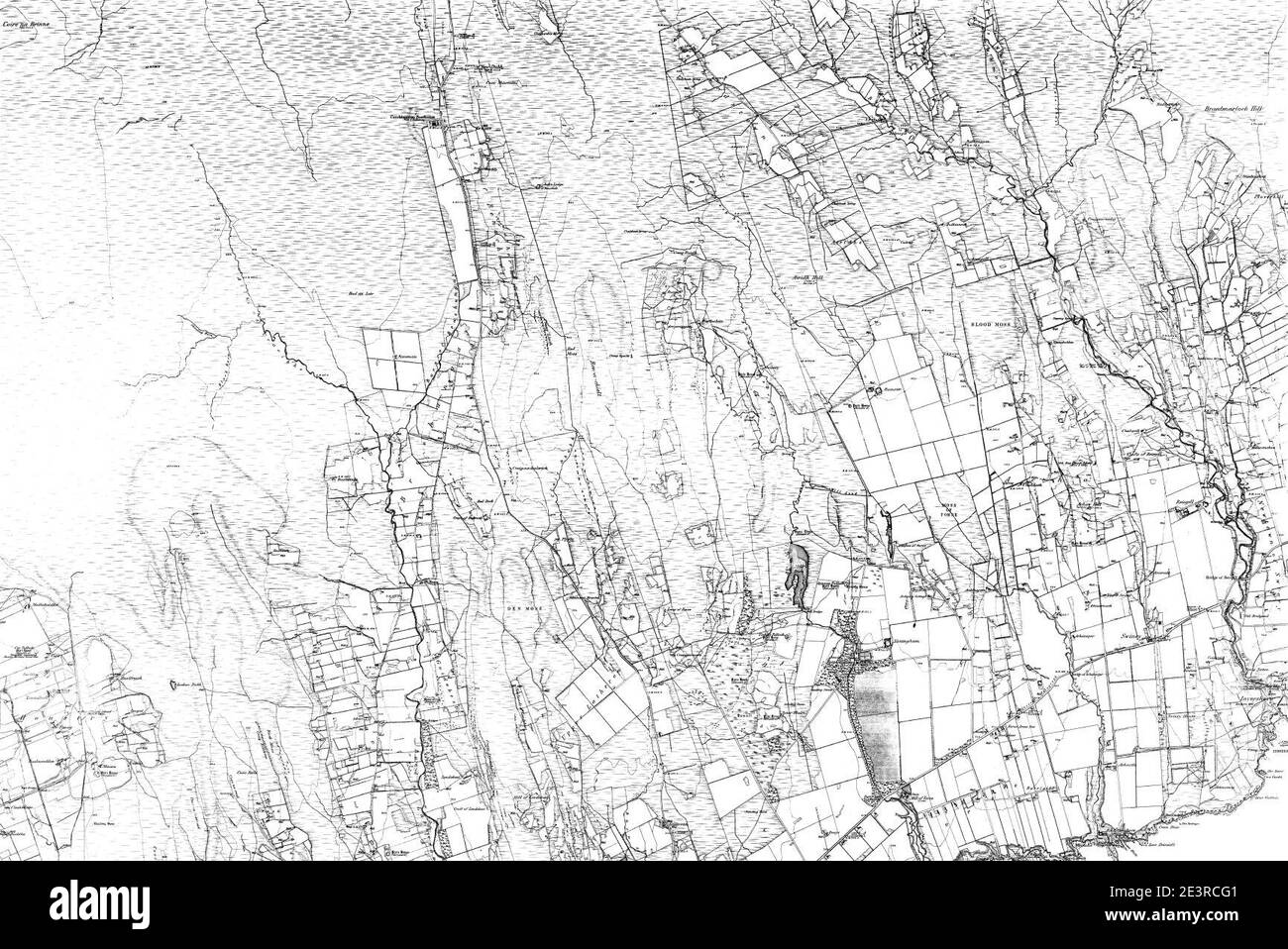 Map of Caithness-shire Sheet 033, Ordnance Survey, 1876-1878 Stock ...