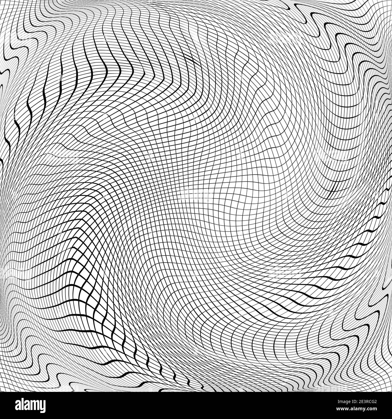 Background Wave Grid 01 Stock Vector Image & Art - Alamy