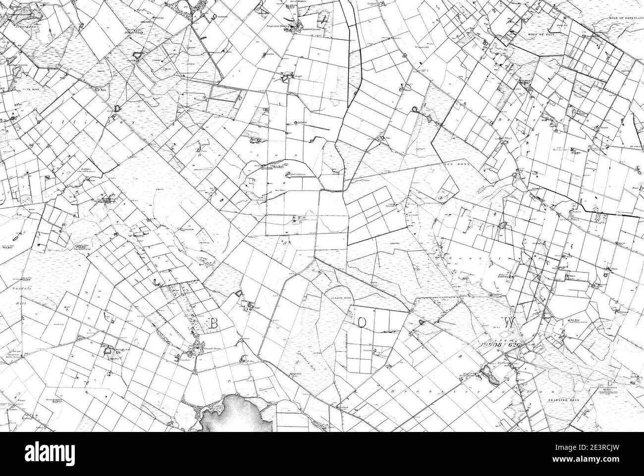 Map of Caithness-shire Sheet 012, Ordnance Survey, 1876-1878 Stock ...