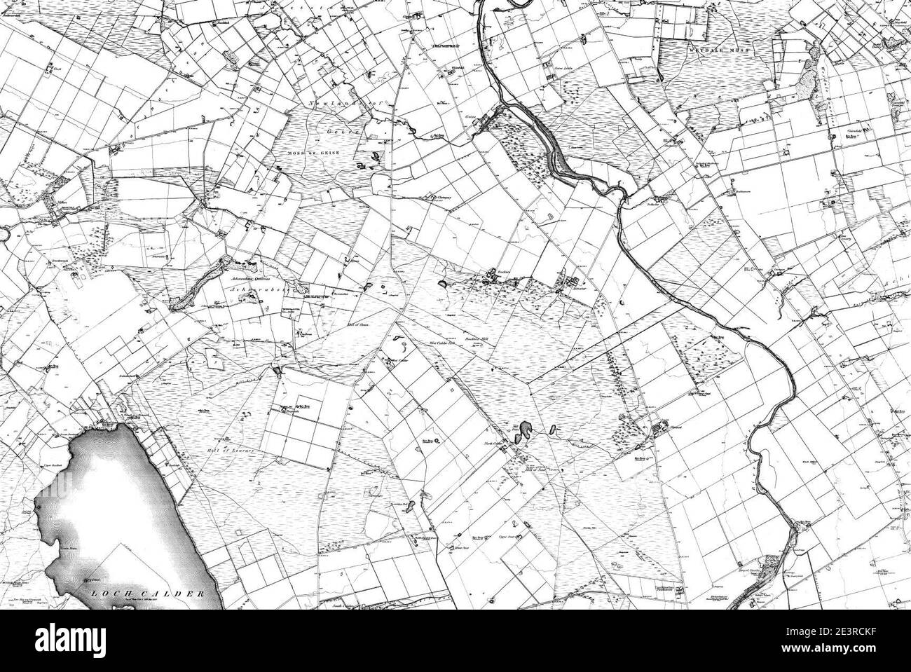 Map of Caithness-shire Sheet 011, Ordnance Survey, 1876-1878 Stock ...