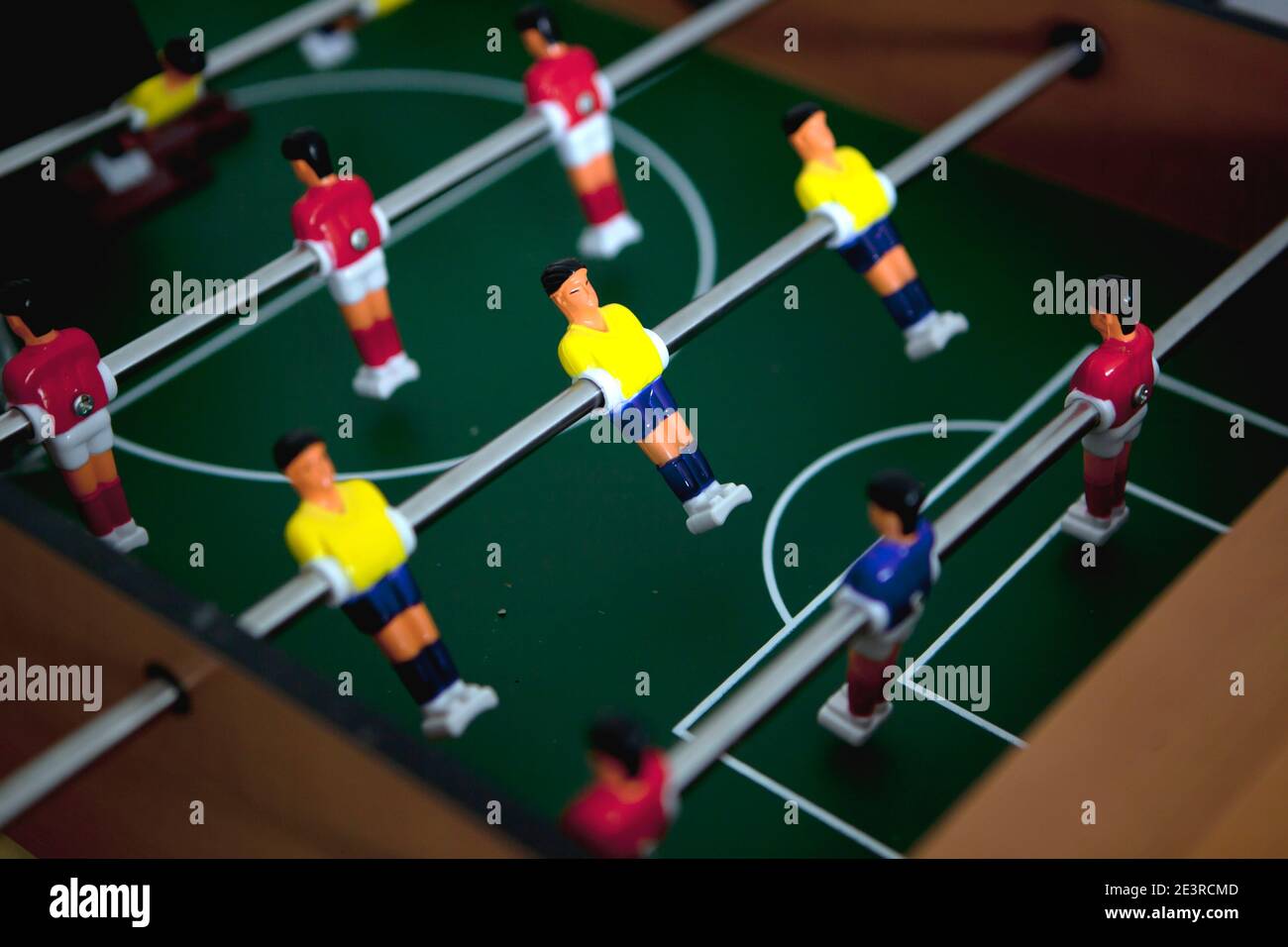 Portrait of Table football close-up high quality photo Stock Photo - Alamy
