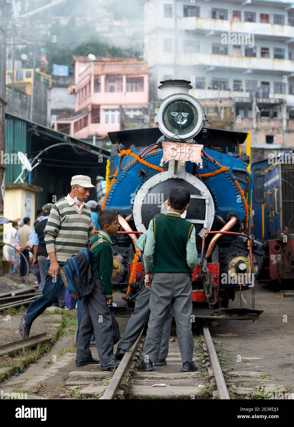Darjeeling Mountain Railway, India Stock Photo - Alamy