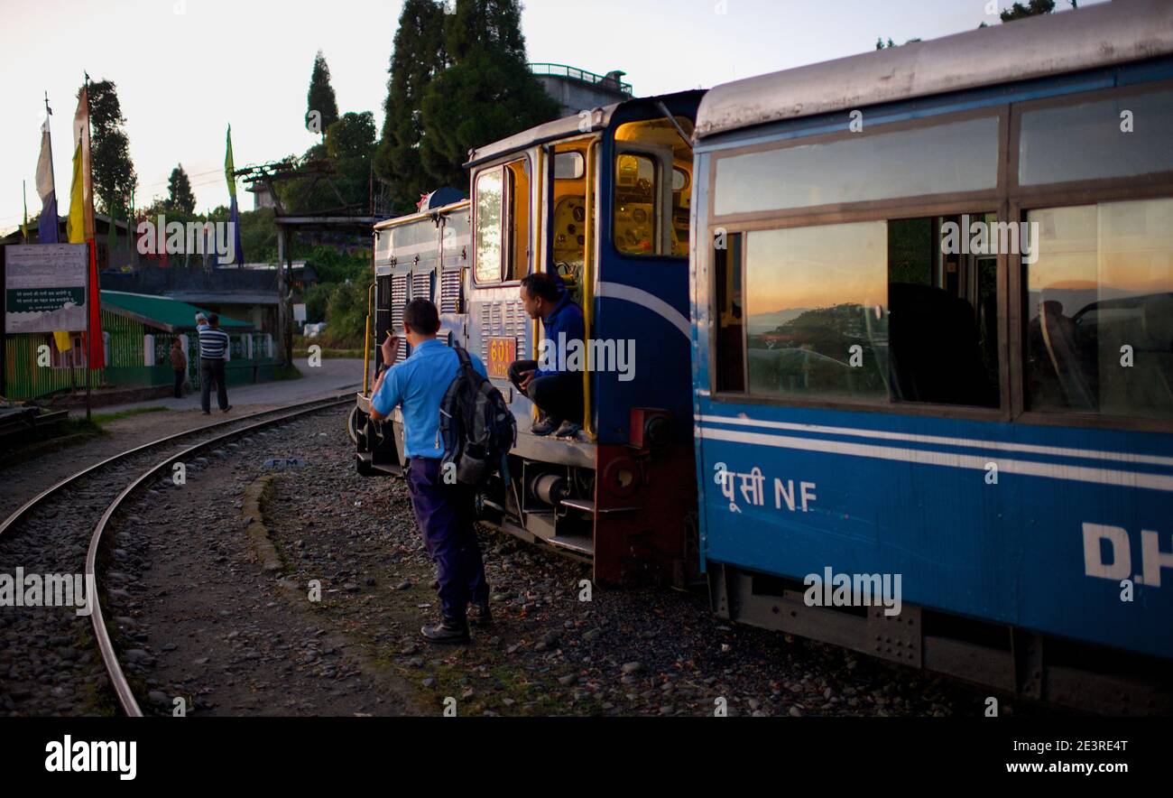 Darjeeling Mountain Railway, India Stock Photo - Alamy