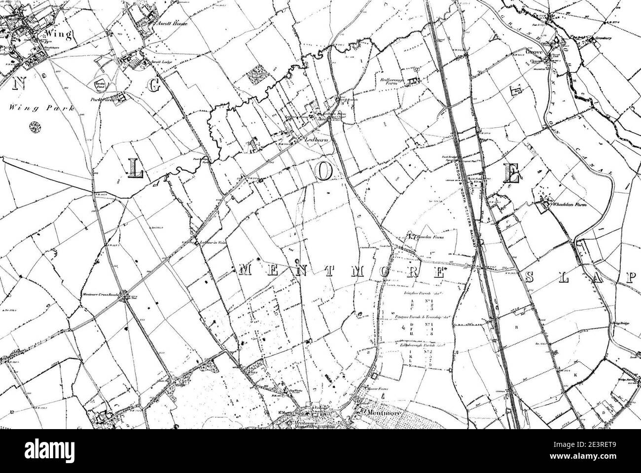 Map of Bedfordshire OS Map name 031-NW, Ordnance Survey, 1885-1896 ...
