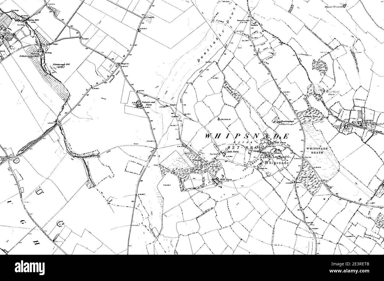 Bedfordshire map hi-res stock photography and images - Alamy