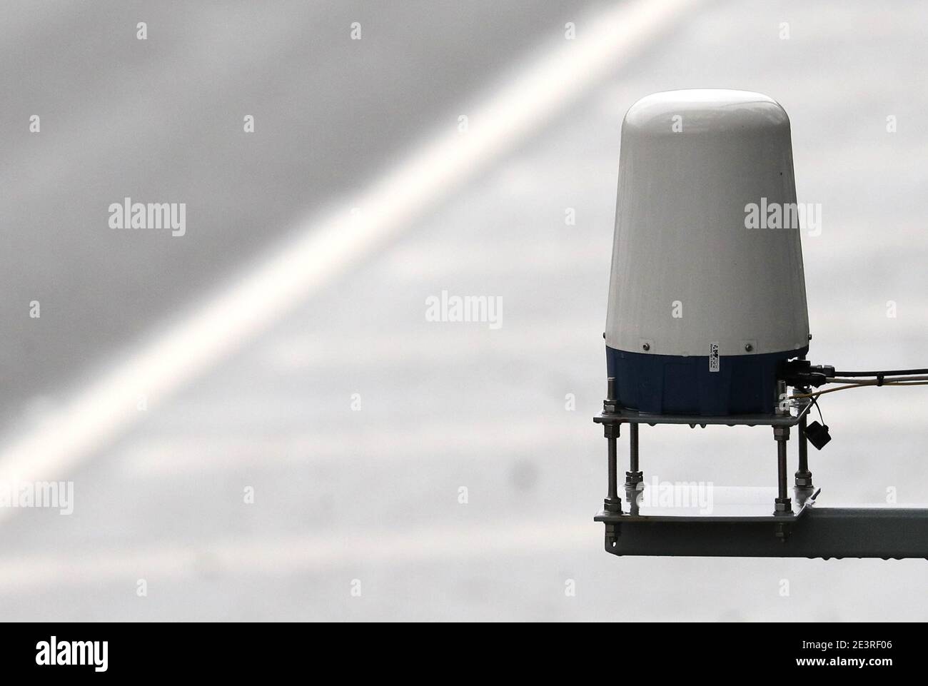 A Stopped Vehicle Detection radar sensor mounted adjacent to the ...