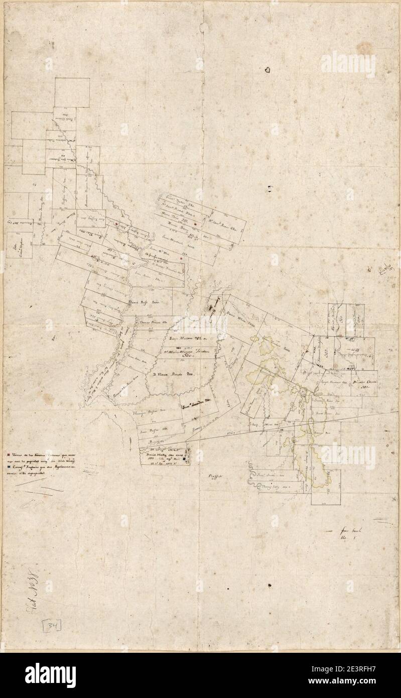 West feliciana map hi-res stock photography and images - Alamy