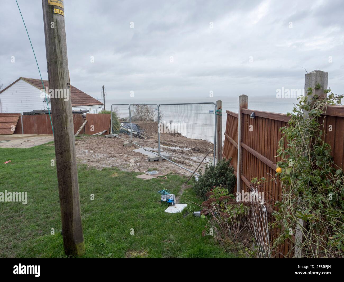 Ed cane in his garden in eastchurch hi-res stock photography and images ...