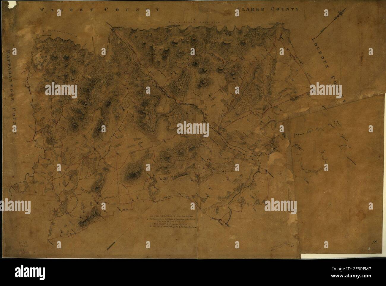 Fauquier map hi-res stock photography and images - Alamy
