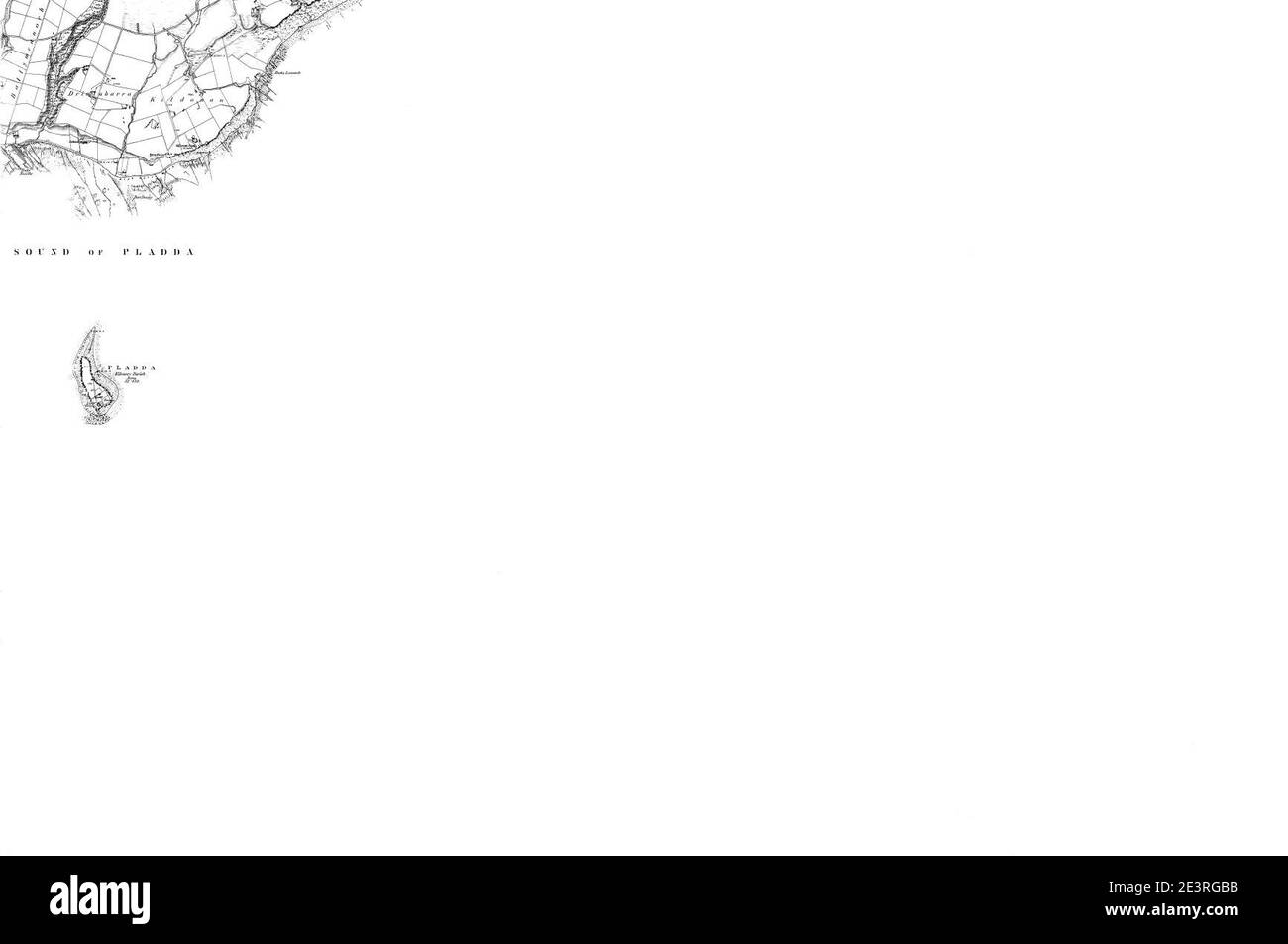 Map of argyllshire Black and White Stock Photos & Images - Alamy