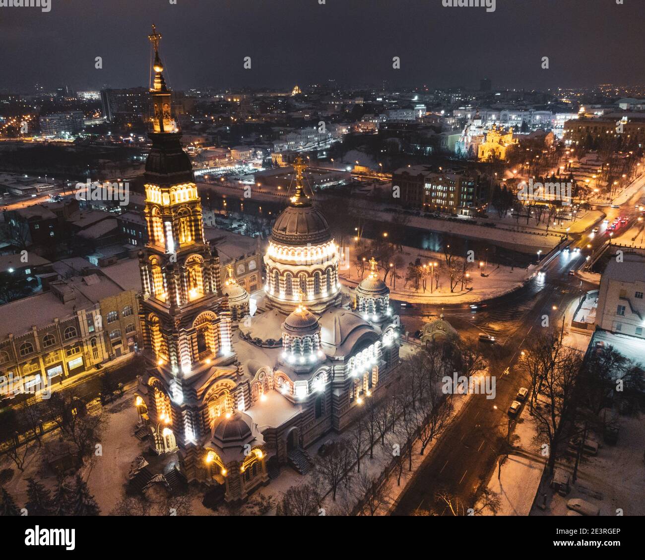 Church illuminated night orthodox from hi-res stock photography and ...