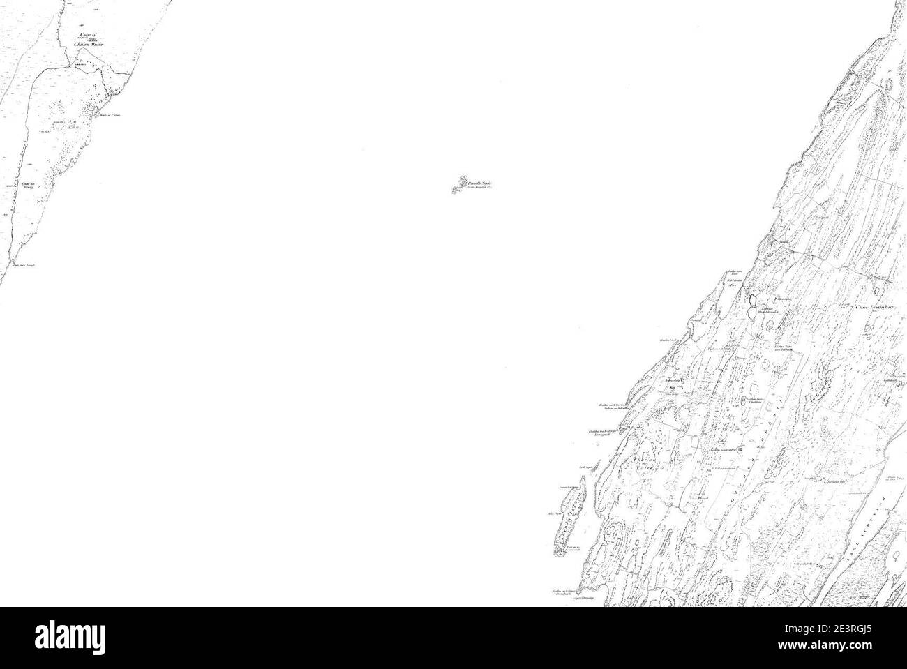 Map of argyllshire hi-res stock photography and images - Alamy