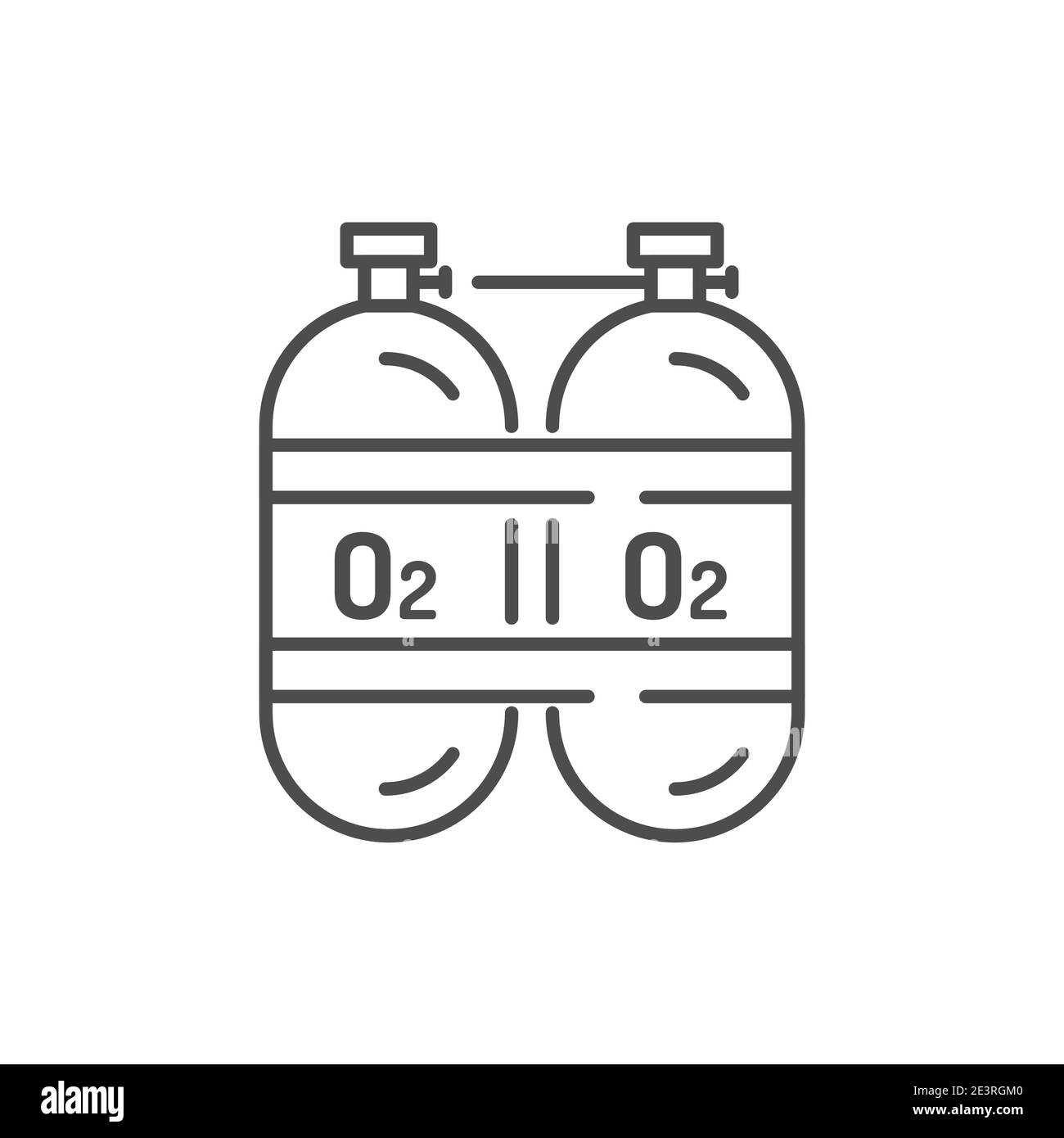 Medical oxygen cylinders Stock Vector Images - Alamy