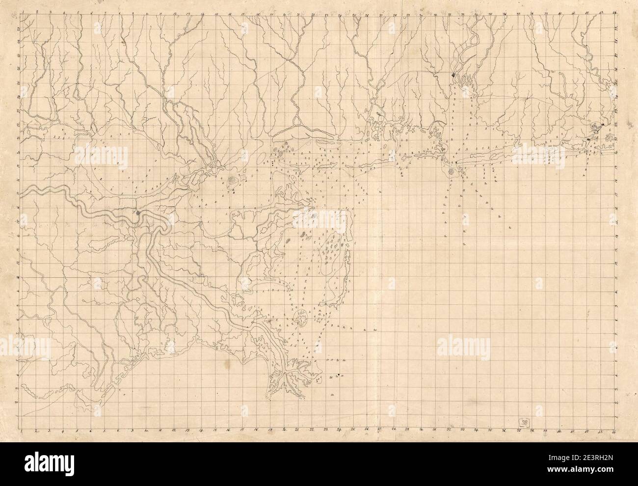 Map of an area of Spanish West Florida from Lake Maurepas to Pensacola ...