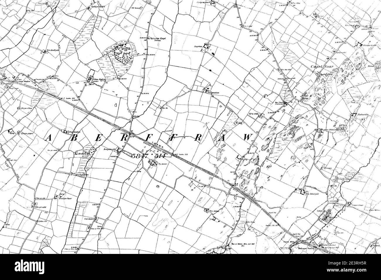 Map of anglesey hi-res stock photography and images - Alamy