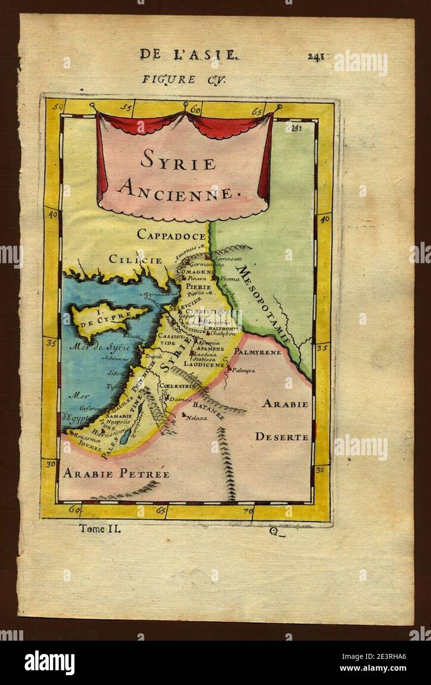 Map of ancient Syria, Description de L'Universe (Alain Manesson Mallet ...