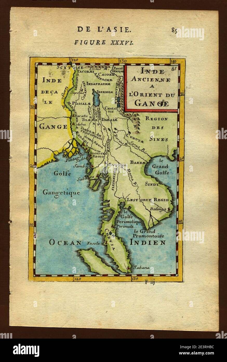 Map of ancient Southeast Asia, 1683 Stock Photo - Alamy