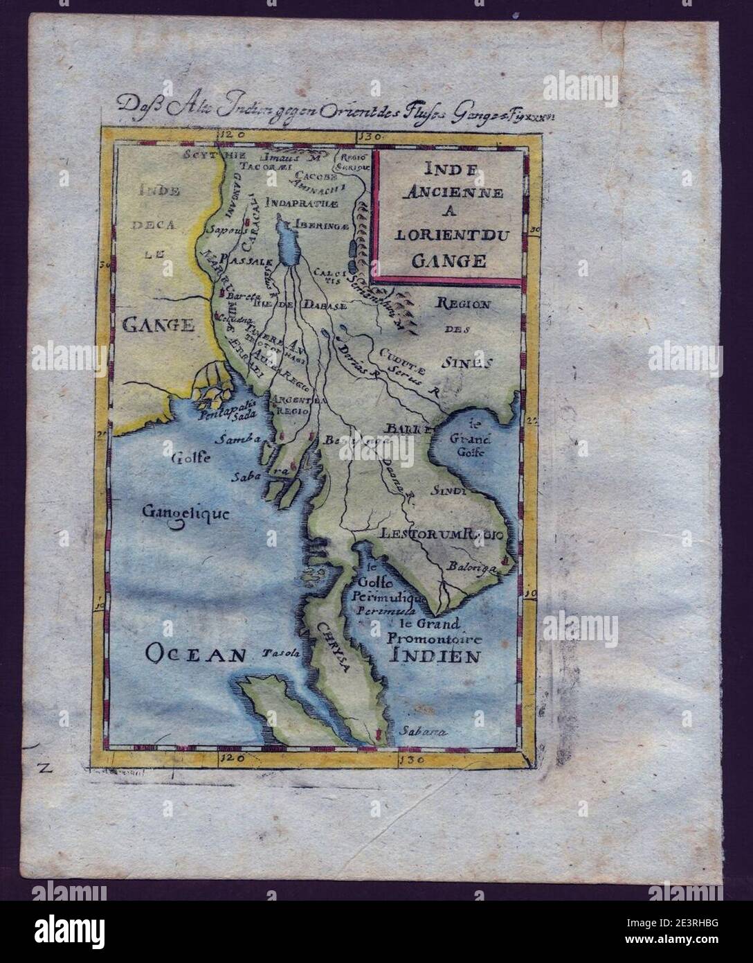 Map of ancient Southeast Asia, 1719 Stock Photo - Alamy