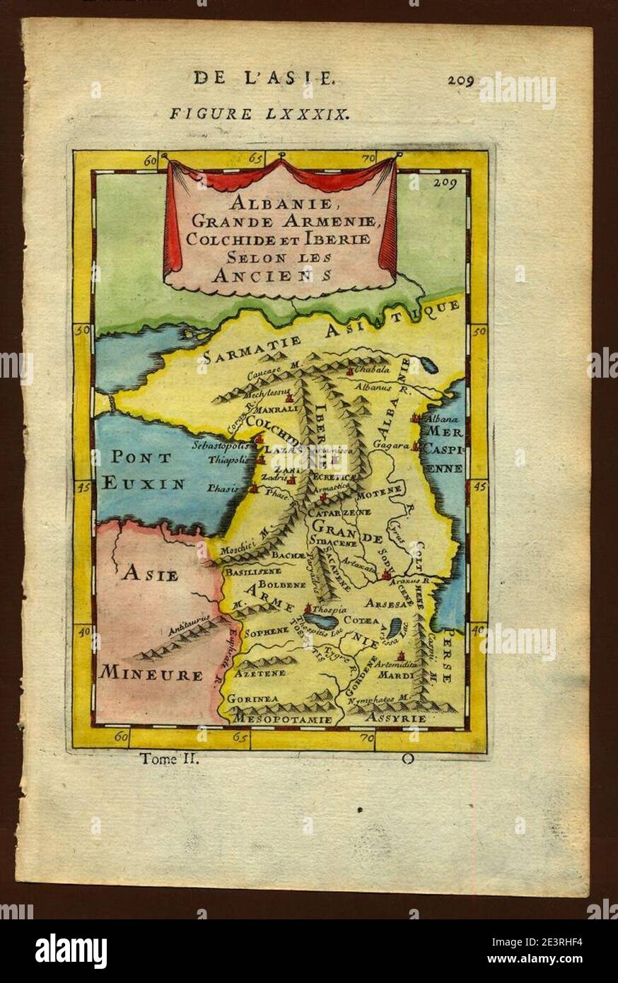 Map of ancient Albania, Description de L'Universe (Alain Manesson ...