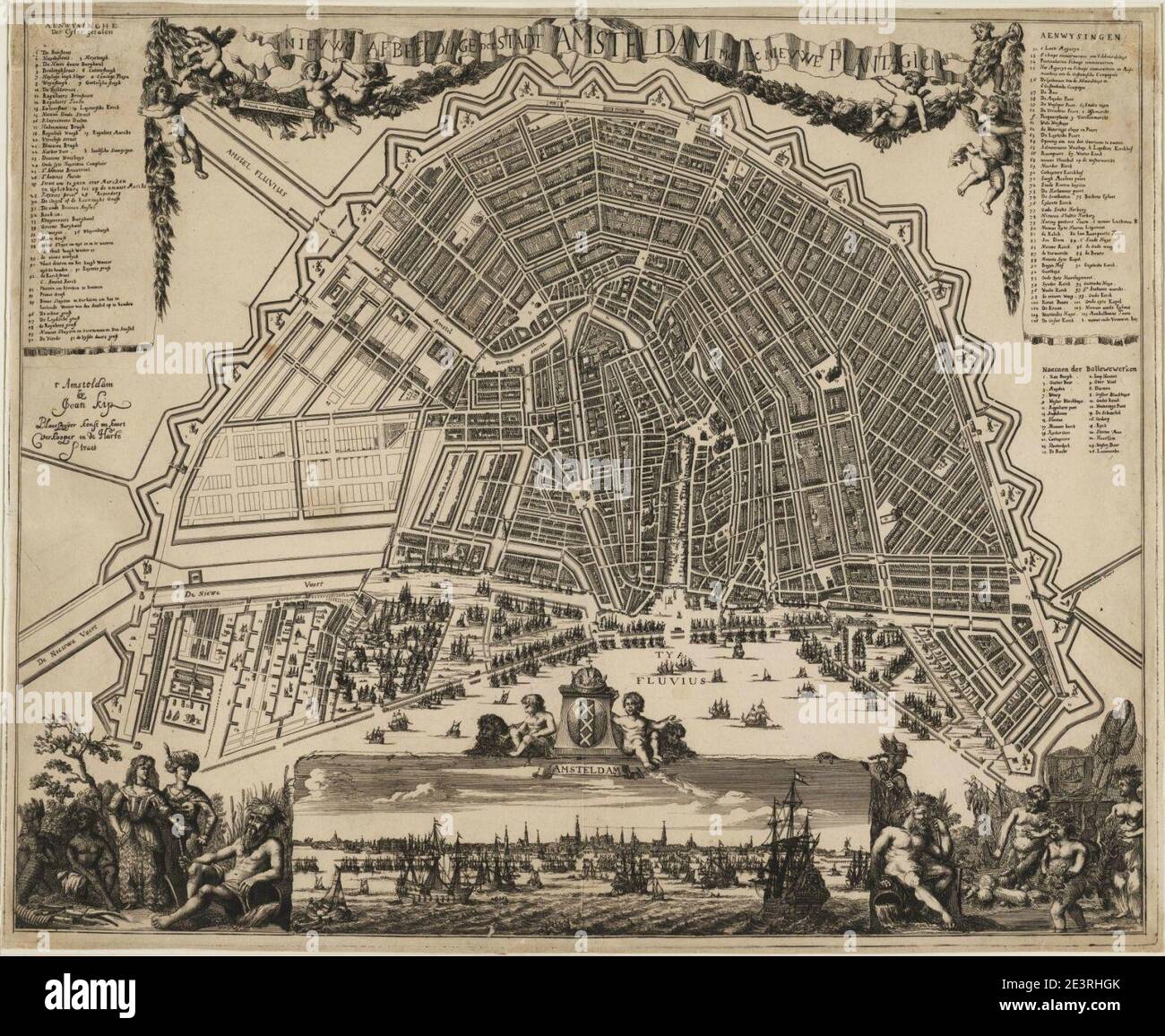 New amsterdam map hi-res stock photography and images - Alamy