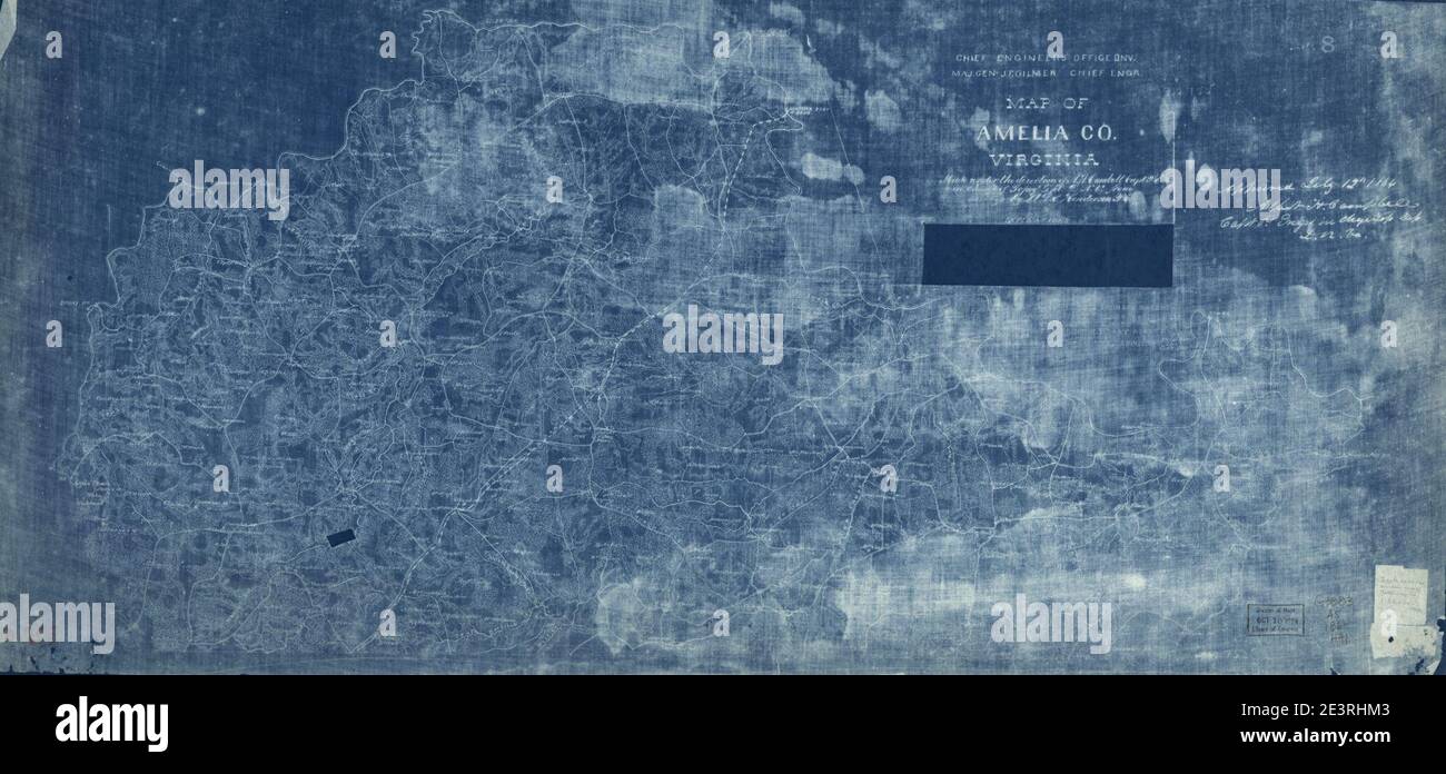 Amelia map hi-res stock photography and images - Alamy