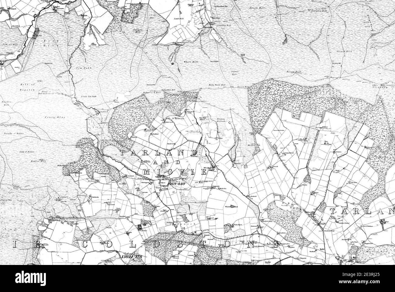 Map of Aberdeenshire OS Map name 070-00, Ordnance Survey, 1868-1874 ...