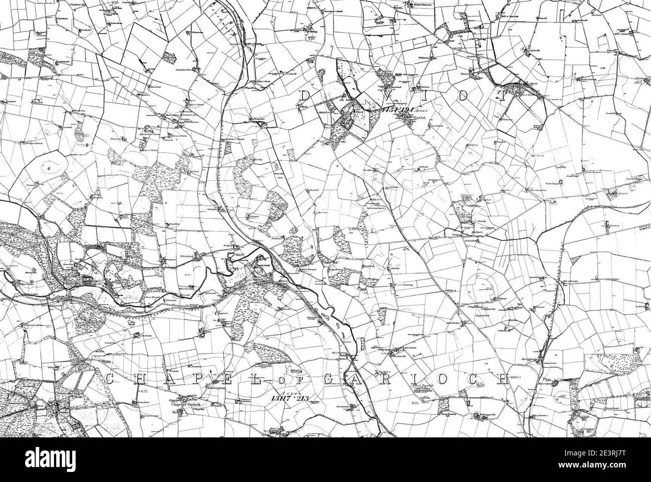Map of Aberdeenshire OS Map name 045-00, Ordnance Survey, 1868-1874 ...