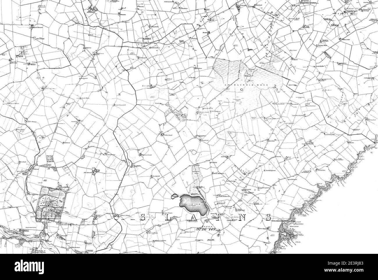 Map of Aberdeenshire OS Map name 039-00, Ordnance Survey, 1868-1874 ...