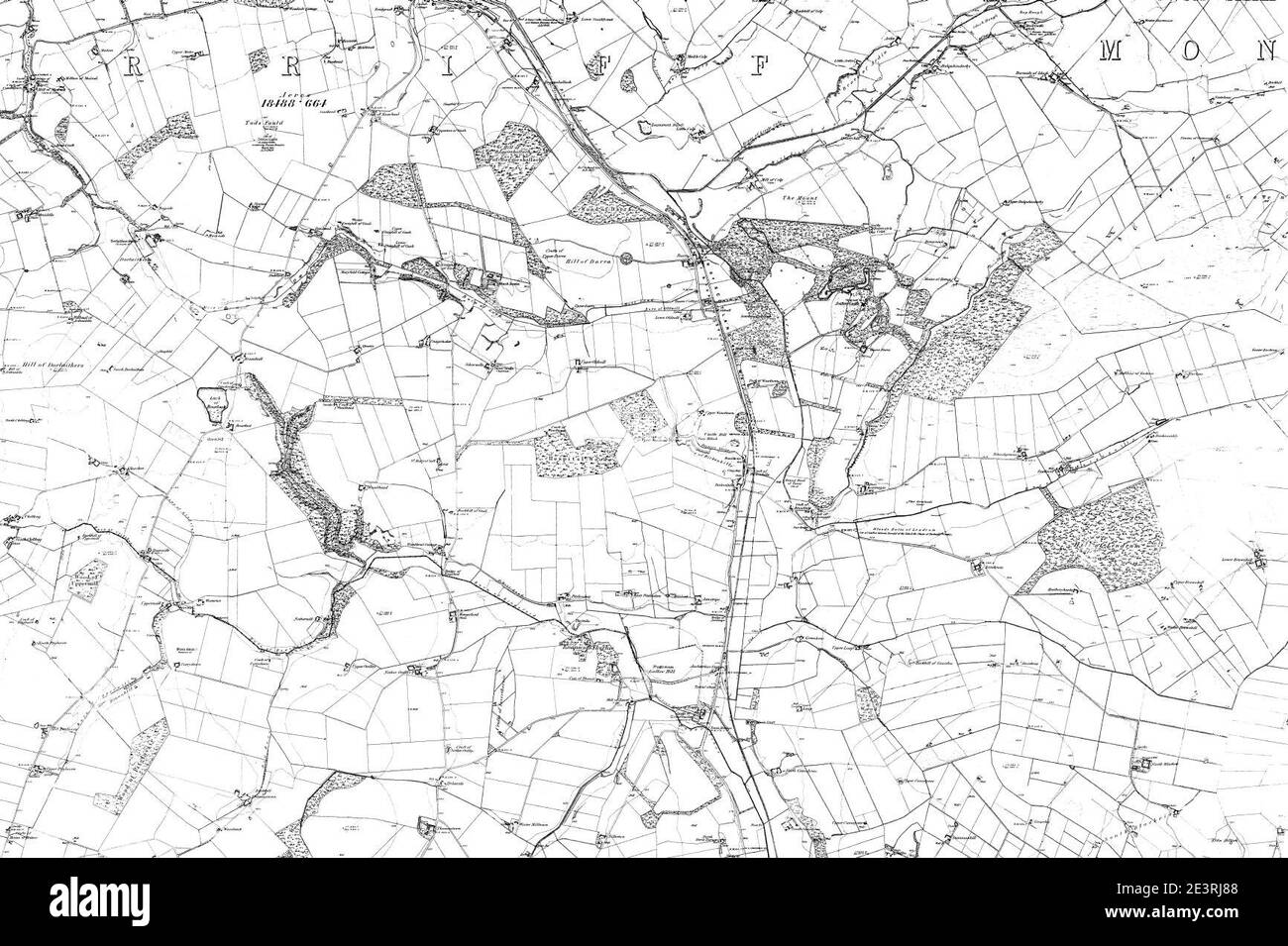 Map of Aberdeenshire OS Map name 019-00, Ordnance Survey, 1868-1874 ...