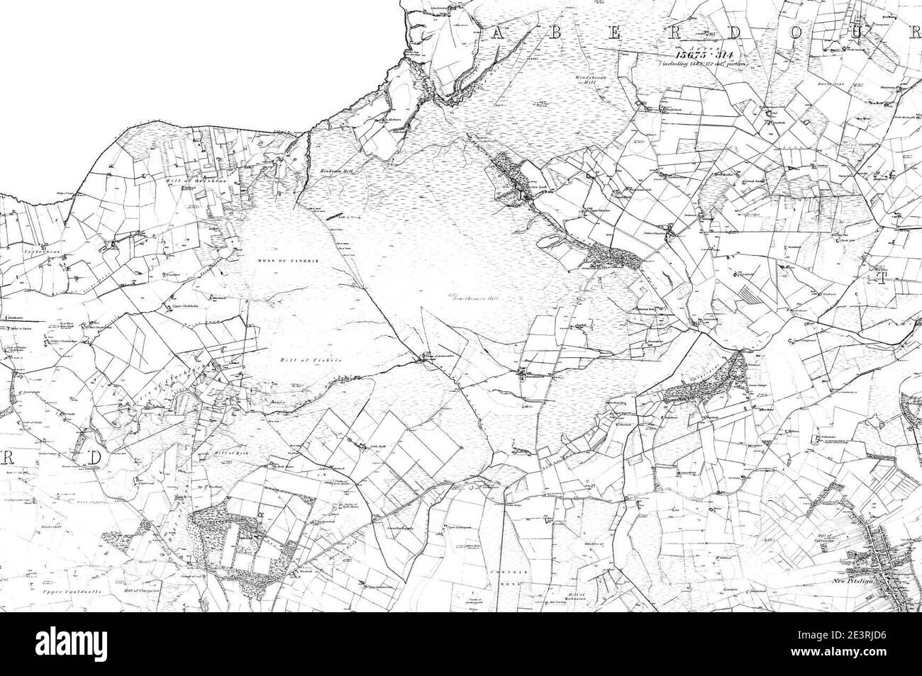 Map of Aberdeenshire OS Map name 006-00, Ordnance Survey, 1868-1874 ...