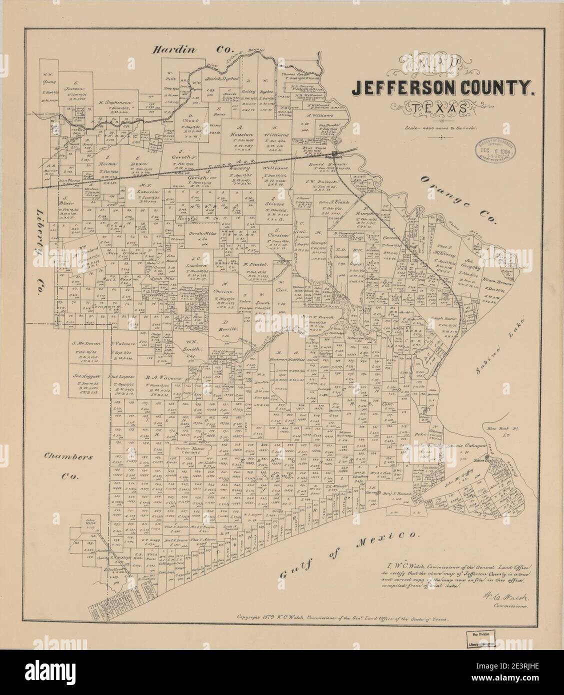 Jefferson County Texas Map