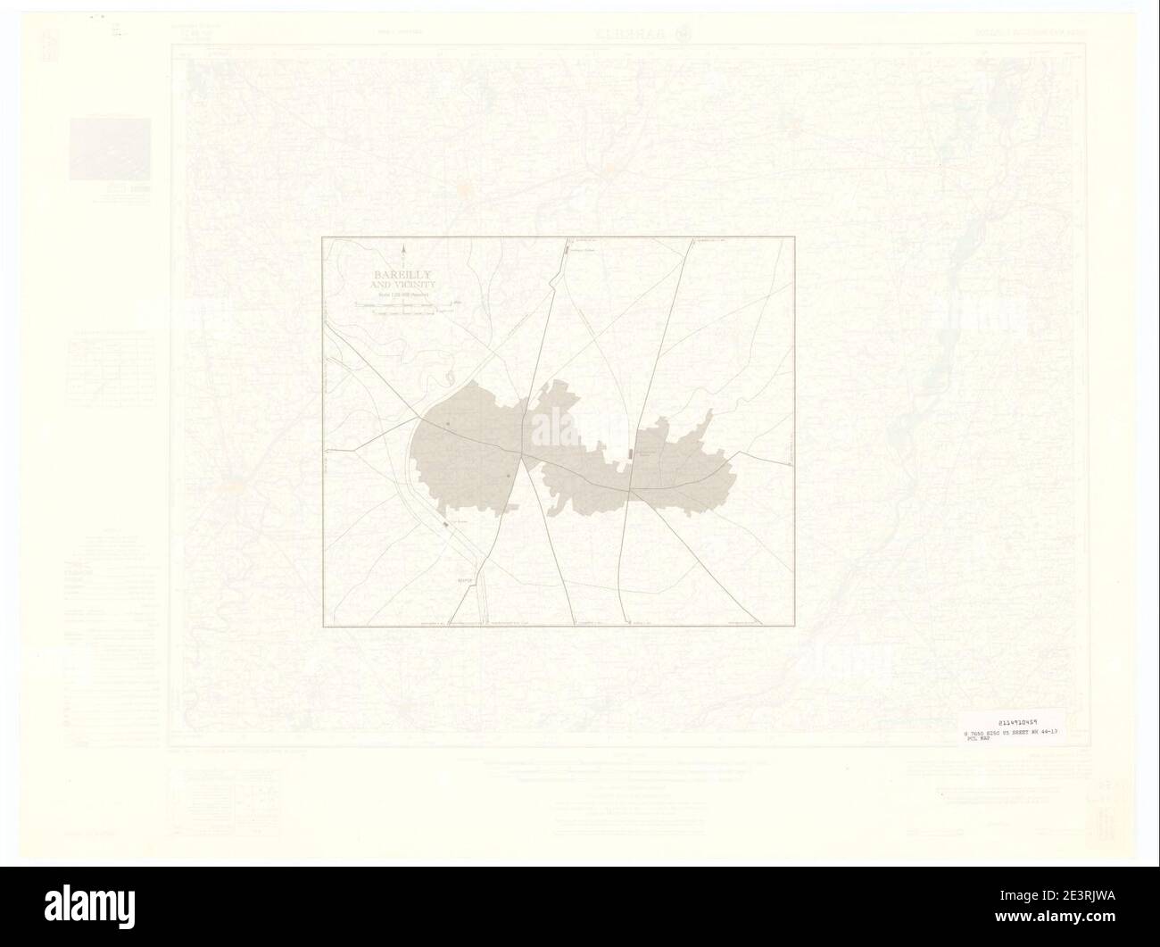 Bareilly map hi-res stock photography and images - Alamy