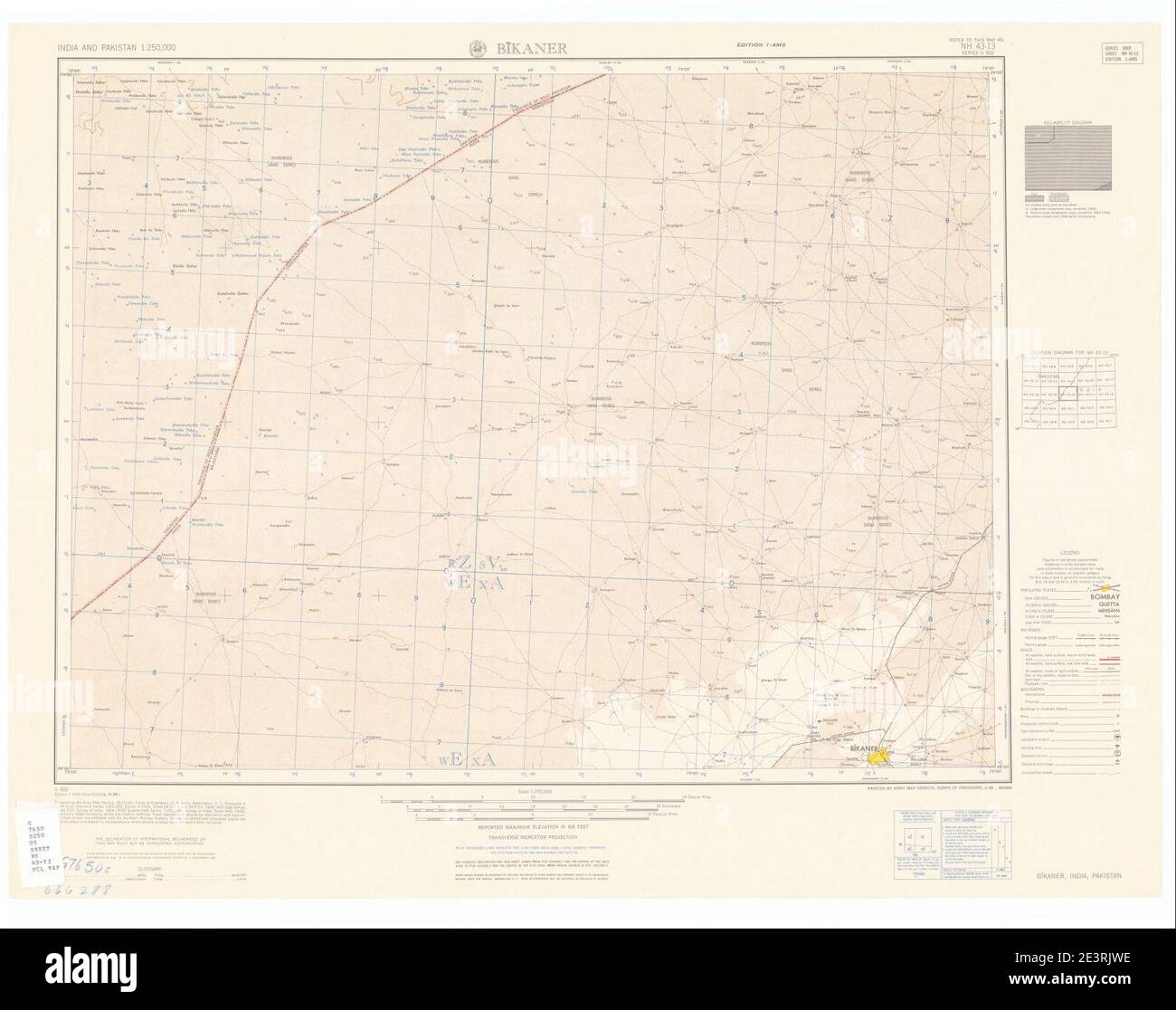 Map of india bikaner hi-res stock photography and images - Alamy