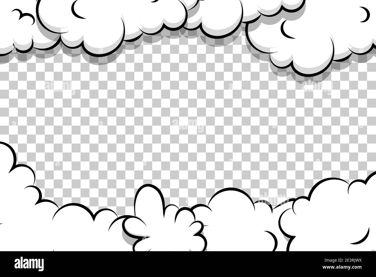 Cartoon Puff Clouds