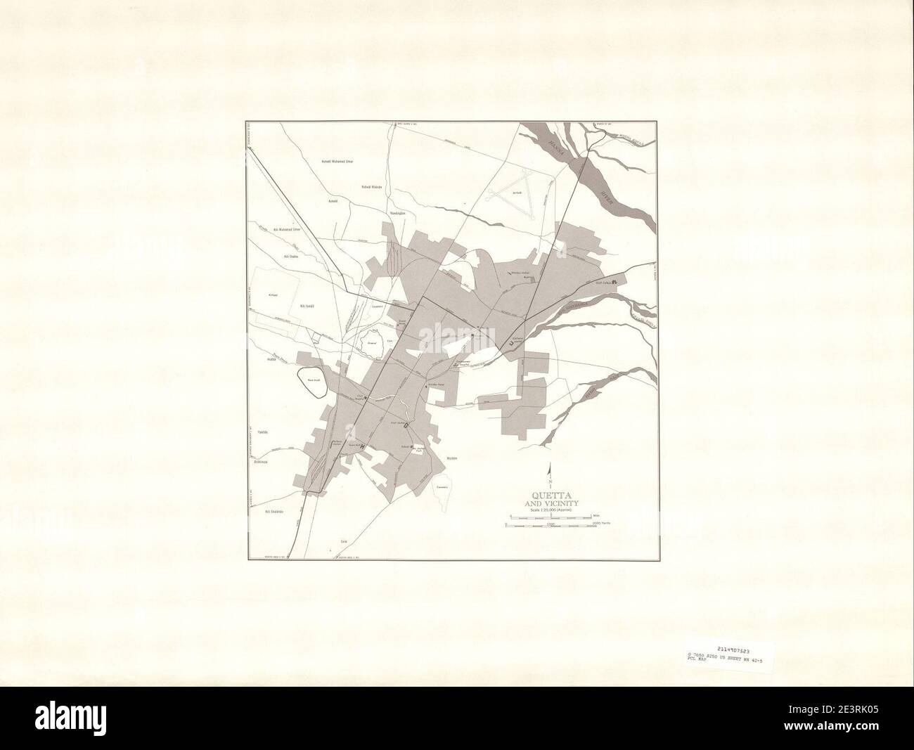 Quetta map hi-res stock photography and images - Alamy