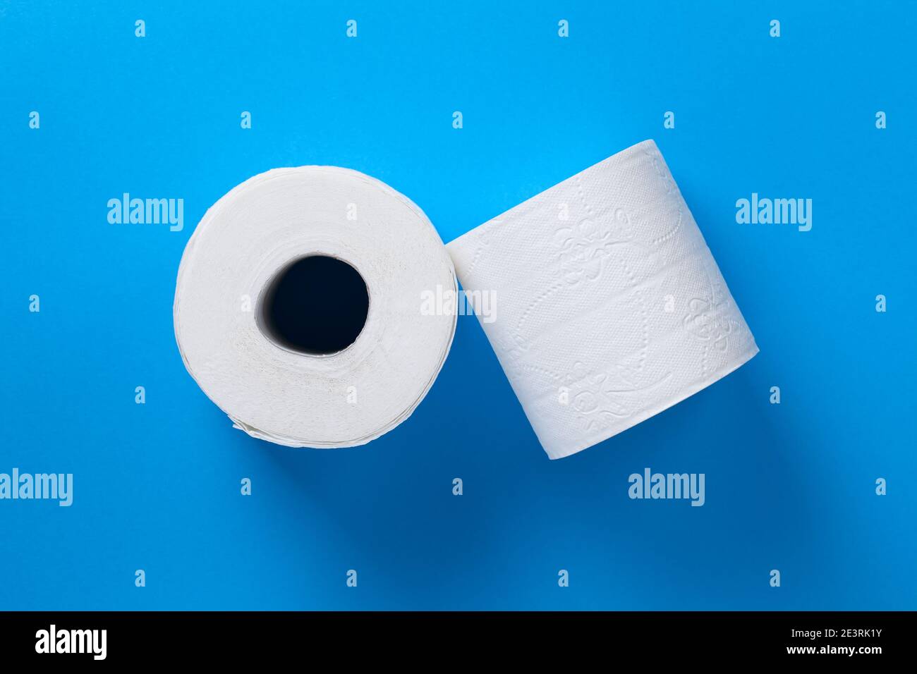 Top view rolls toilet hi-res stock photography and images - Alamy