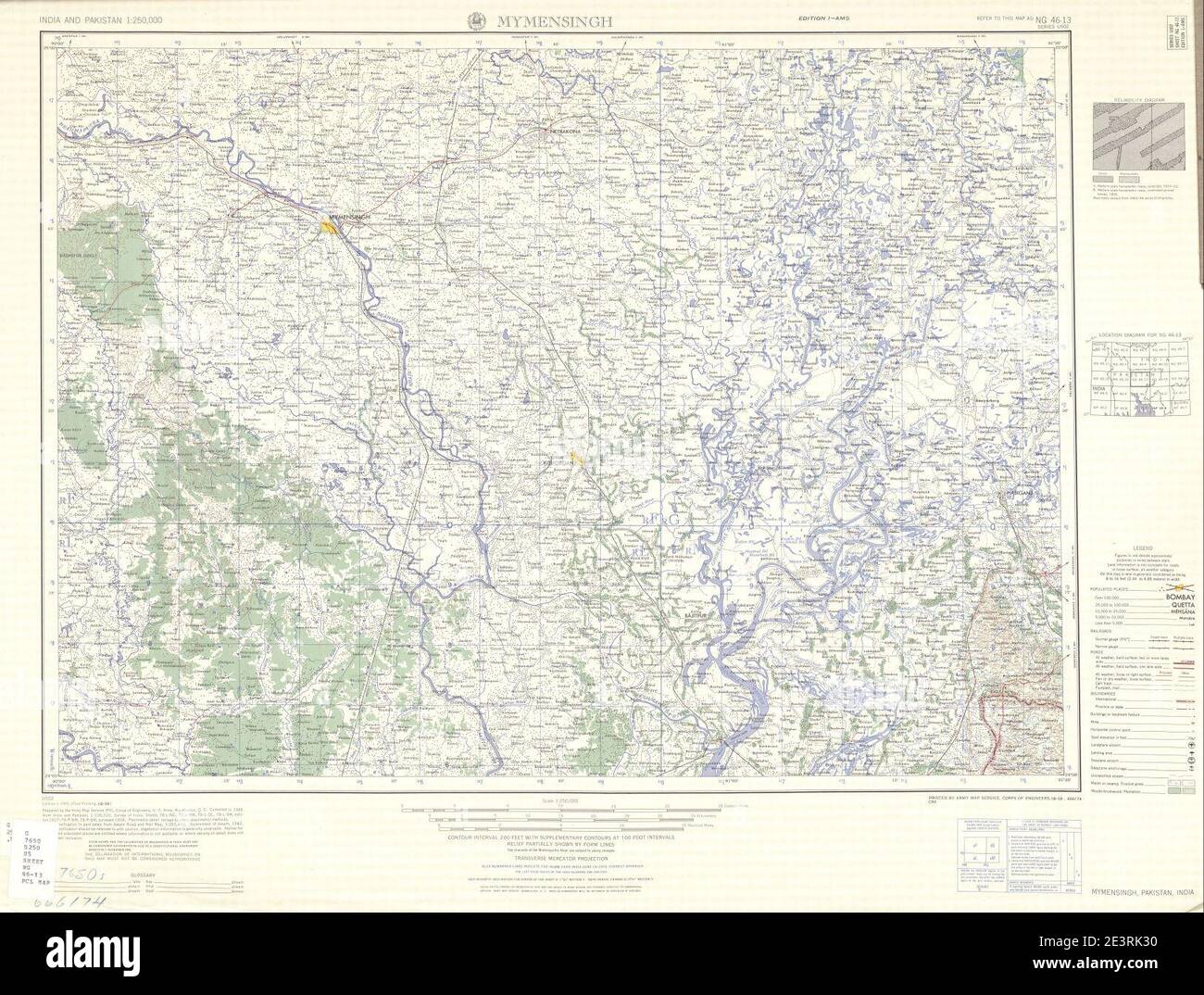 Map of mymensingh hi-res stock photography and images - Alamy