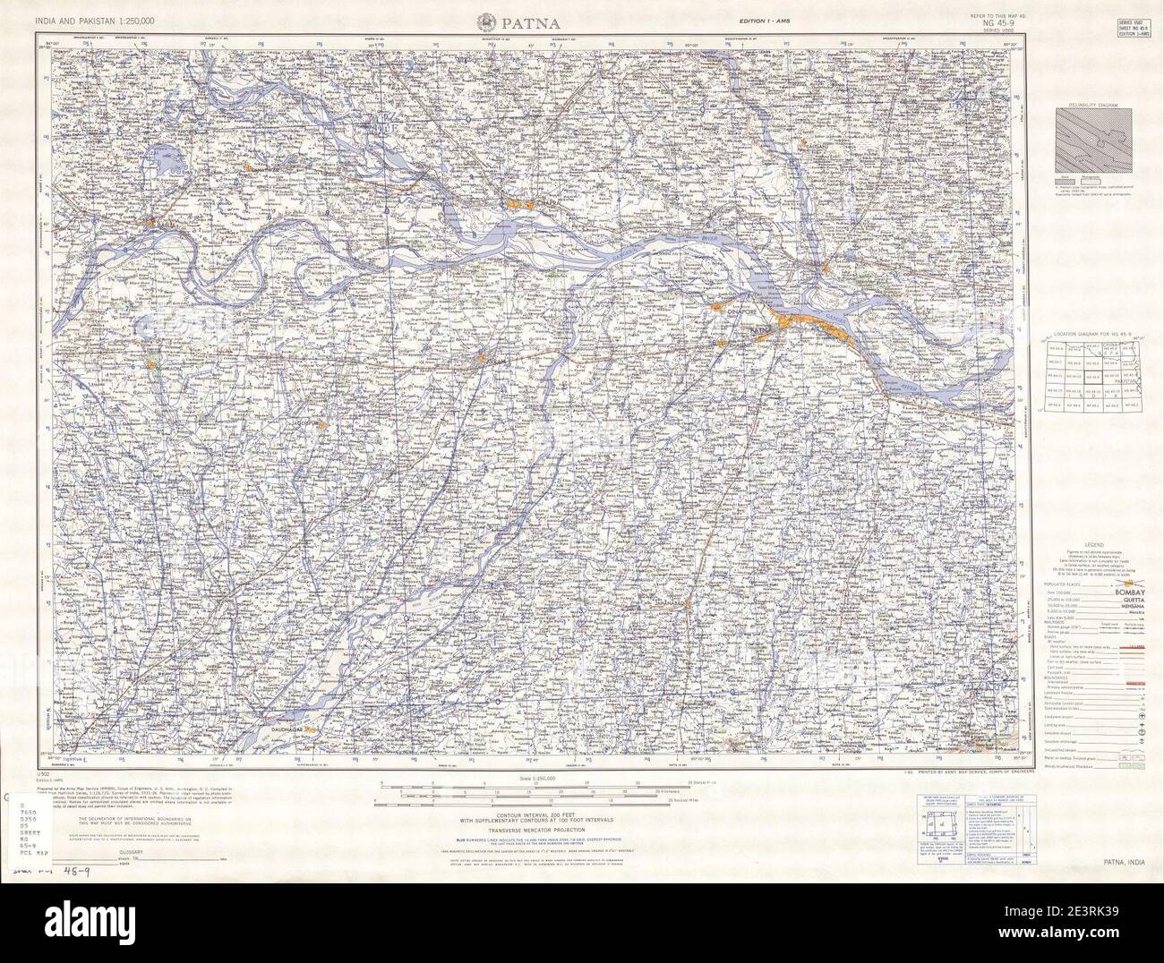 Patna map hi-res stock photography and images - Alamy