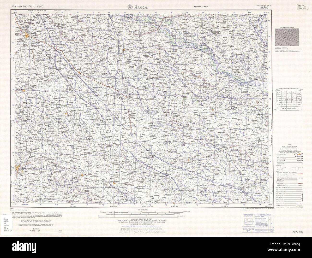 Agra map hi-res stock photography and images - Alamy