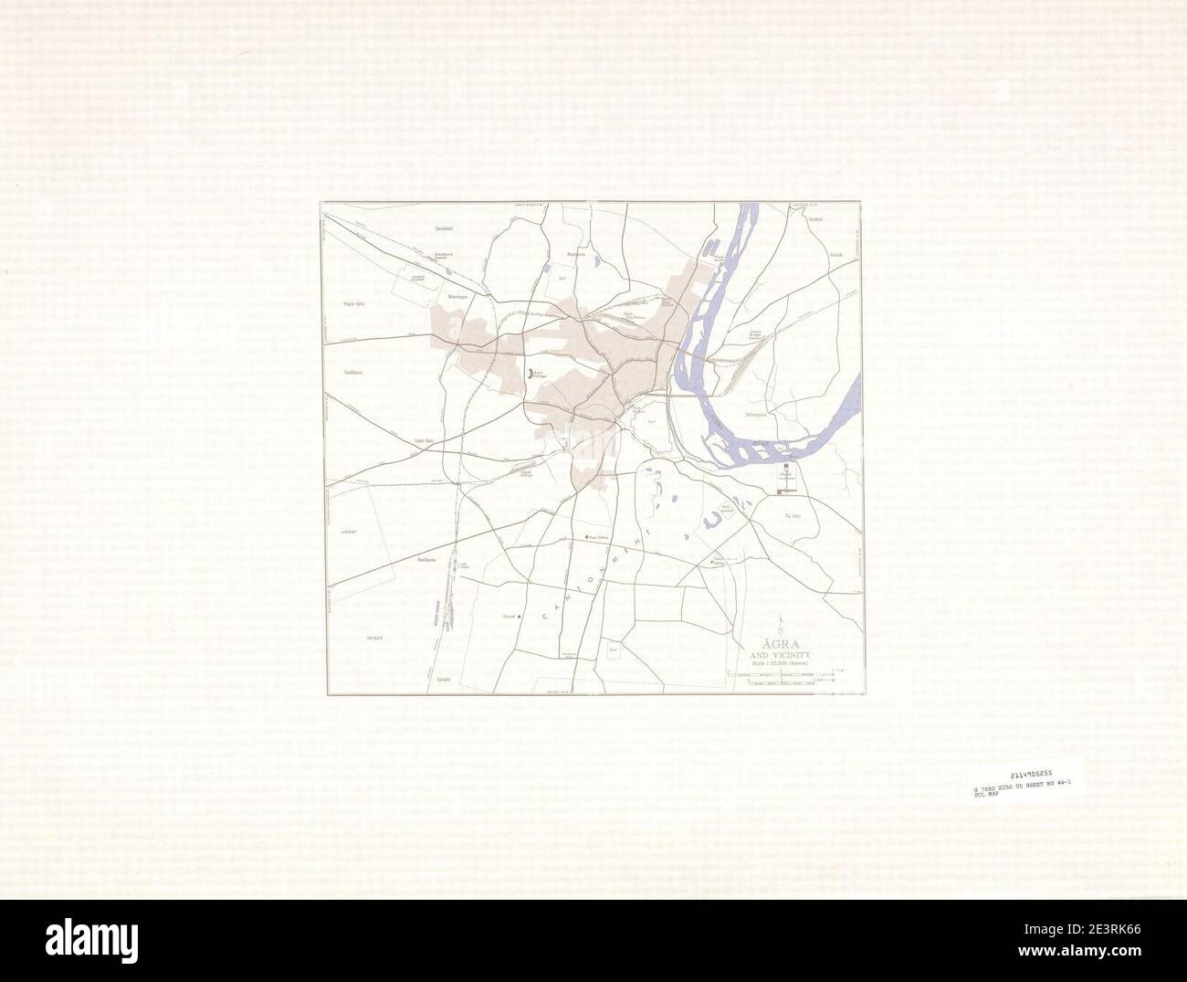 Agra map hi-res stock photography and images - Alamy